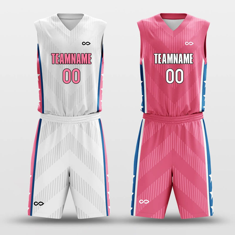 Custom Pink Basketball Jerseys for Men Sublimation – XTeamwear