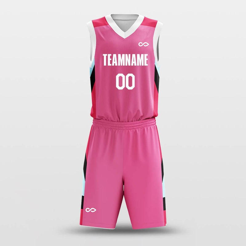 Custom Pink Basketball Jerseys for Men Sublimation-XTeamwear