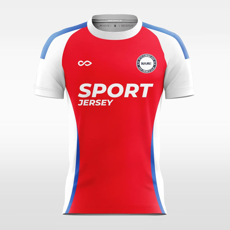 Custom Red Soccer Jersey & Football Shirts for Team Design-XTeamwear