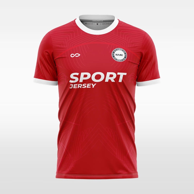 Custom Red Soccer Jersey & Football Shirts for Team Design-XTeamwear