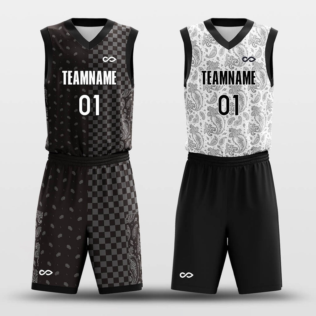 Paisley - Custom Reversible Basketball Jersey Set Sublimated – XTeamwear