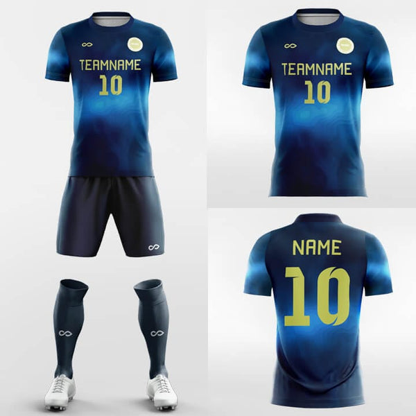 Blue Water - Custom Soccer Jerseys Kit Sublimated Design-XTeamwear