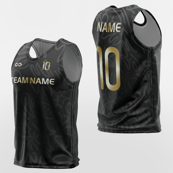 Cool Black Paisley - Custom Training Bibs Design Sublimation-XTeamwear