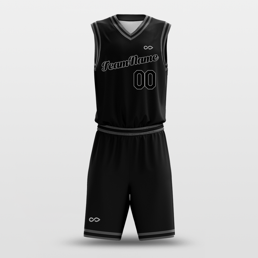 Black Gray - Custom Basketball Jersey Design for Team – XTeamwear