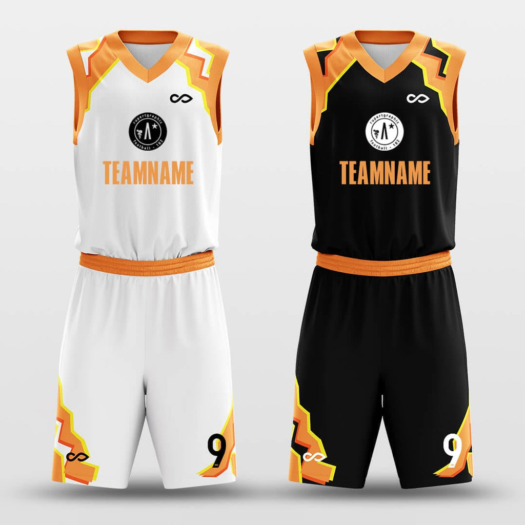 Wafer - Custom Reversible Sublimated Basketball Jersey Set – XTeamwear